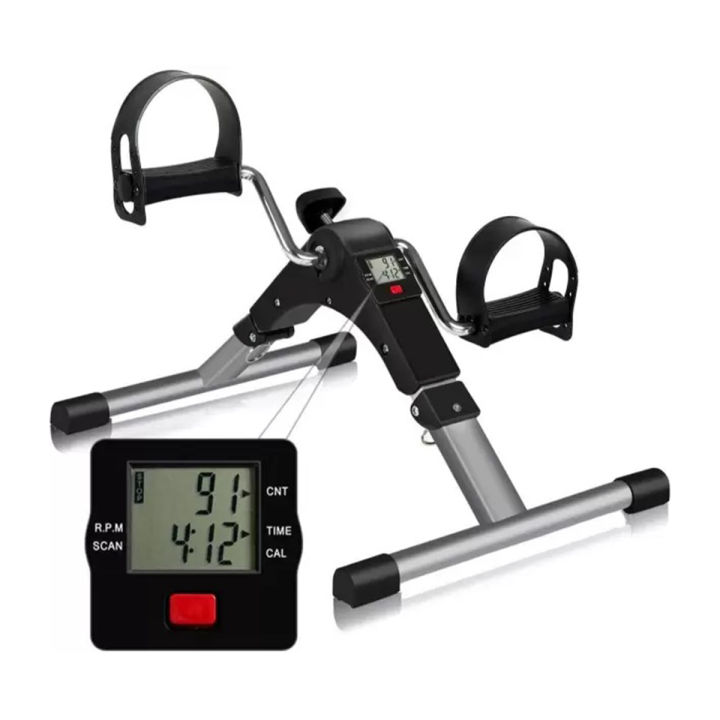 Mini Exercise Cycle/Portable Folding Arm And Leg Pedal Exerciser With ...
