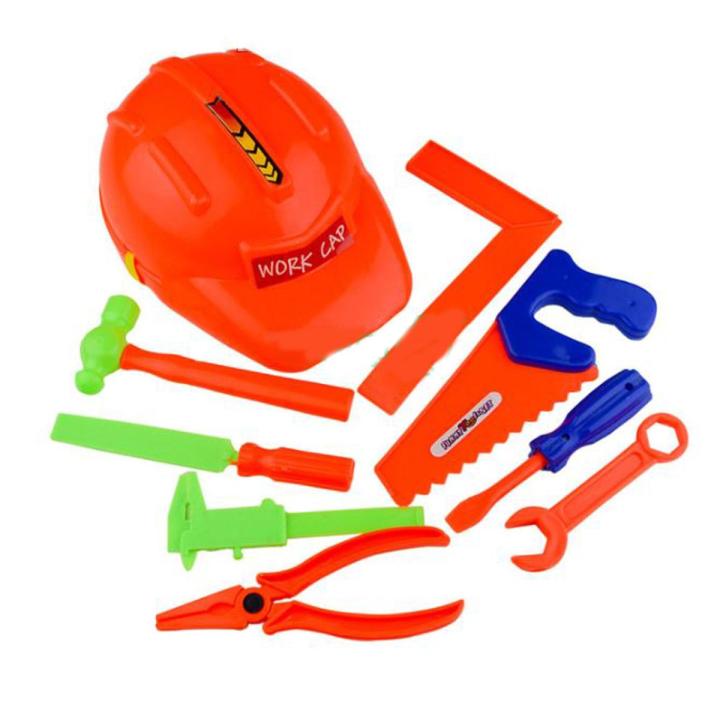 Baby Toys - Mechanic Set with Helmet. - Multi color - Materials Plastic ...