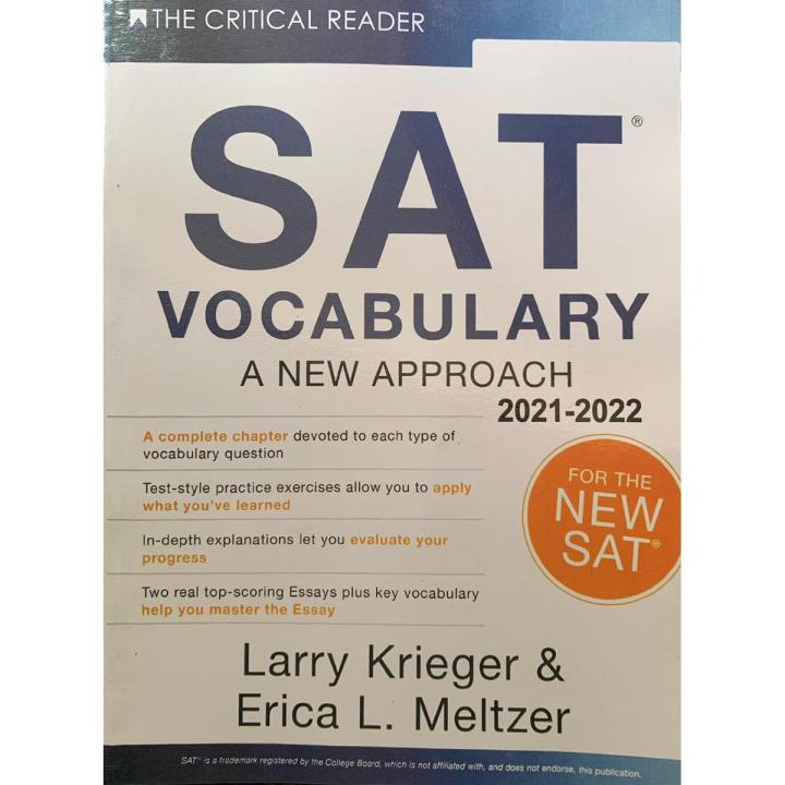 SAT Vocabulary: A New Approach 2021-2022 Paperback - Bangladeshi Print ...