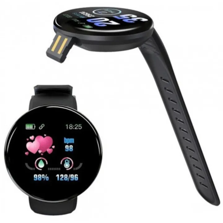 D18 Smart Watch, Activity Smartband Step Calorie Counter Pedometer ...