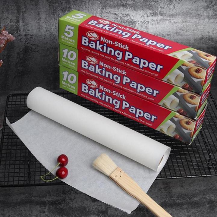 10M Baking Paper Barbecue Double-sided Silicone Oil Paper Parchment ...