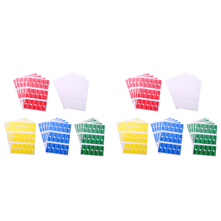 JOUYI 1500Pcs Cable Label Sticker Waterproof Wire Network Electrical ...