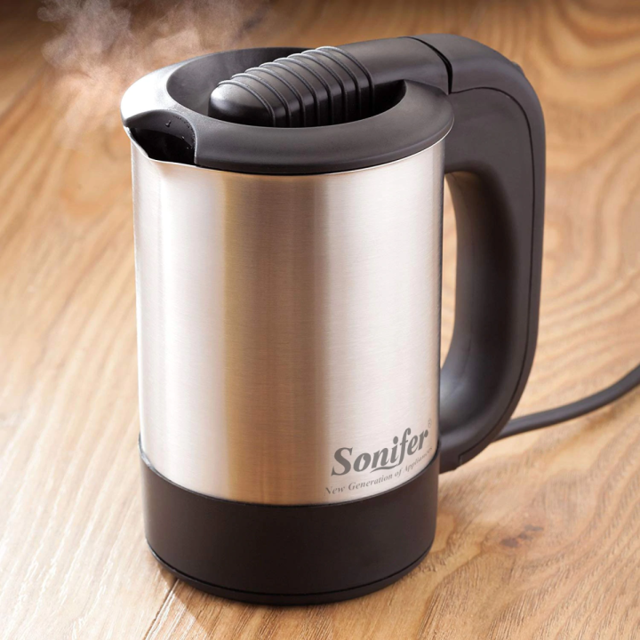 Sonifer Sf 2011 Portable Travel Water Boiler 0.5 Litre - Silver/Black ...