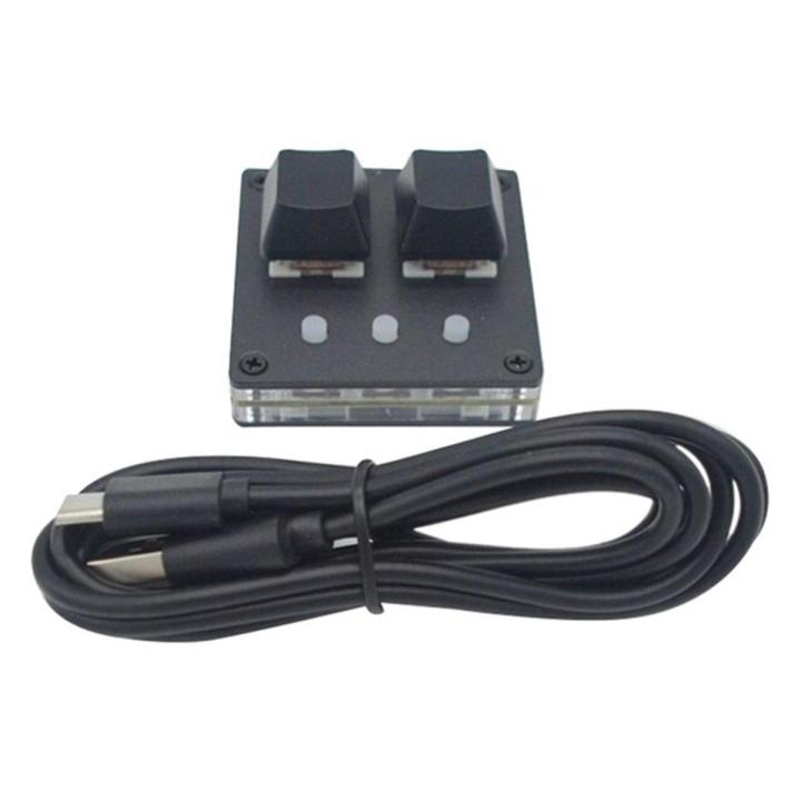 OSU Mini Keyboard 2 Key Gaming Keyboard Programming Macro Keypad Mechanical Keyboard Red Switch ...