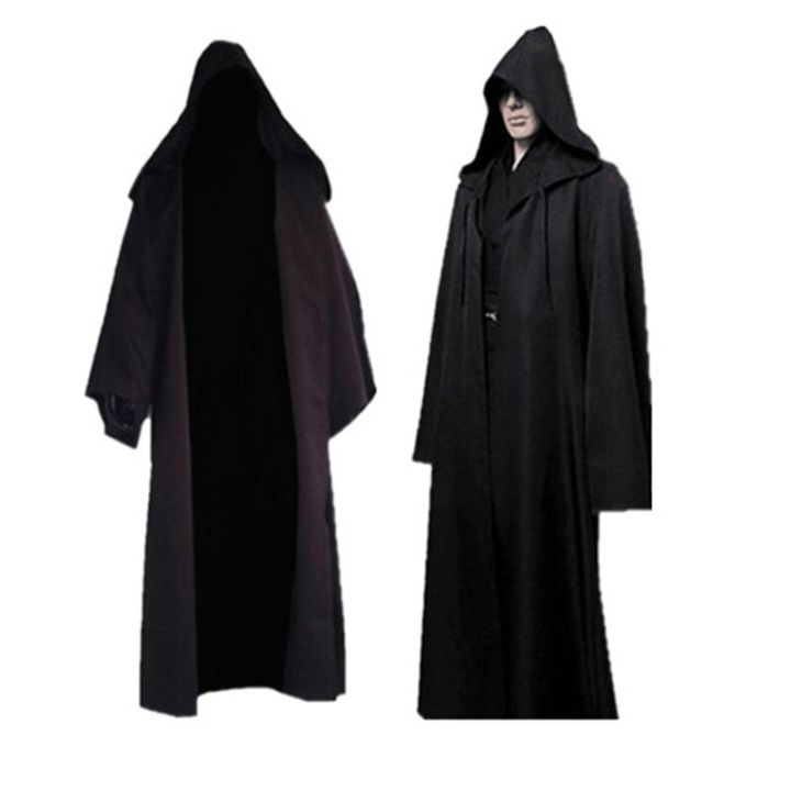 【Alien Alien】 Darth Vader Cosplay Clothes Terry Jedi Black Robe Jedi ...