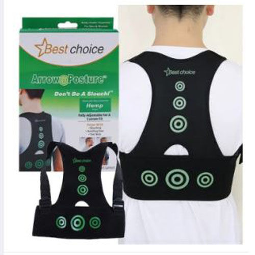 Hempvana Arrow Posture - Fully Adjustable Posture Support & Posture ...
