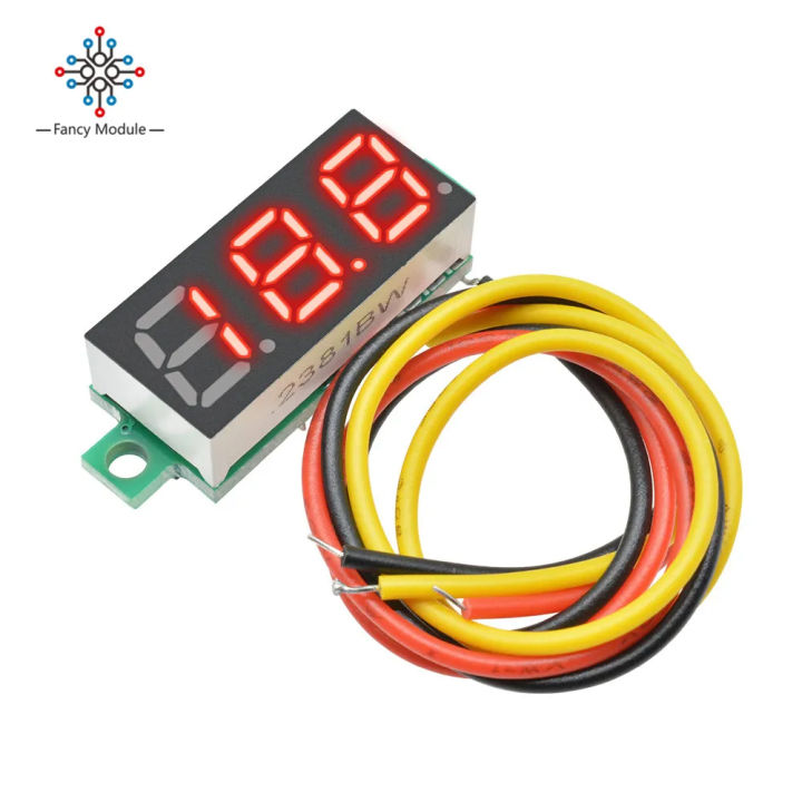 LED Display Mini 0.28 inch DC 0-100V Digital Voltmeter 100V Volt Panel ...