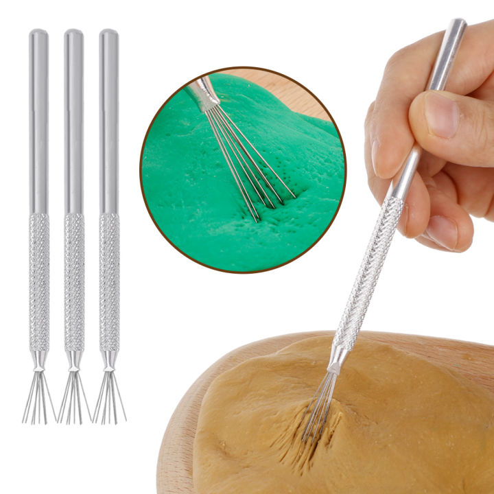 7 Pin Feather Wire Texture Ceramics Tools Sculpting Modeling Tool DIY ...