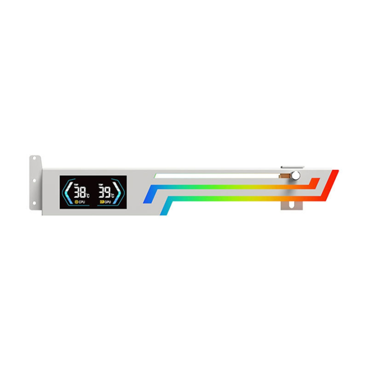 Temperature display Graphics Card Bracket 5V 3PIN ARGB AURA SYNC ...