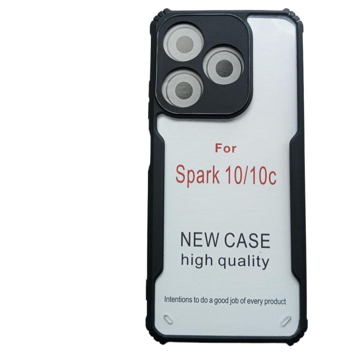Yonpor ShockProof Case For Tecno Spark 10 / Spark 10C - Transparent ...