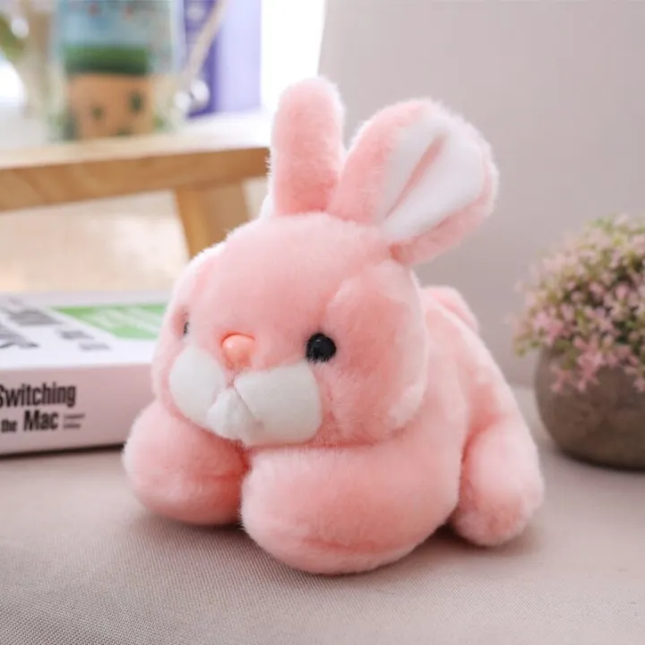 Rabbit Soft Plush Toys Lying Cute Bunny Cartoon Animal Dolls Children Baby Birthday Gift | Daraz ...
