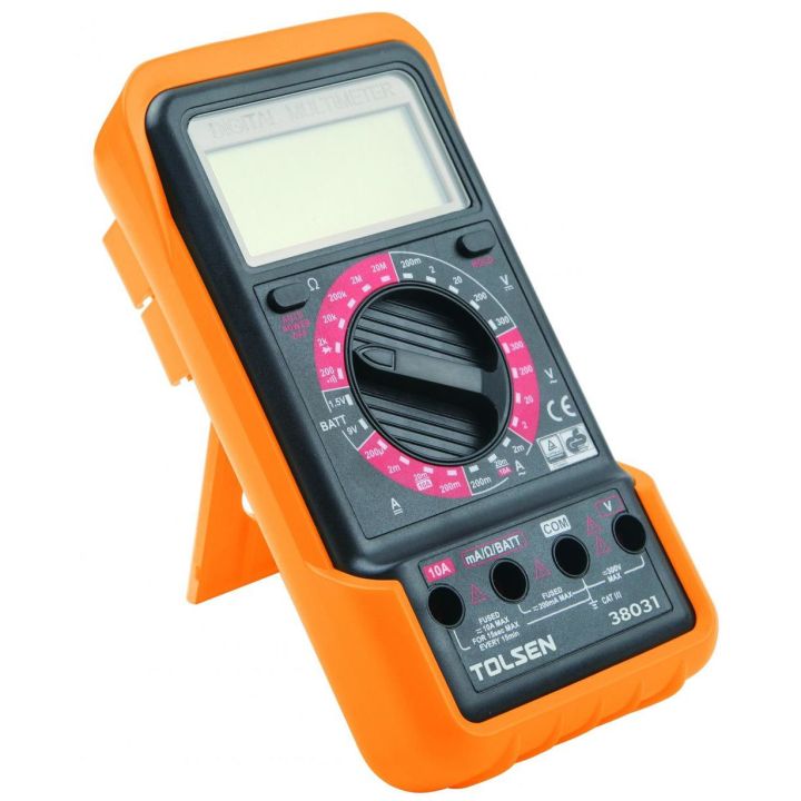 TOLSEN Digital Multimeter with Large LCD Display Industrial Series ...