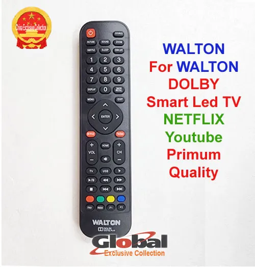 Remote Control for Walton Smart LED TV Remote Control . | Daraz.com.bd