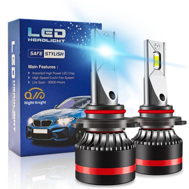 200W 20000LM Car Headlight H4 LED Bulbs Canbus H7 H11 H8 Cob Chip Auto Lamp H1 H3 H9 9005 9006 ...