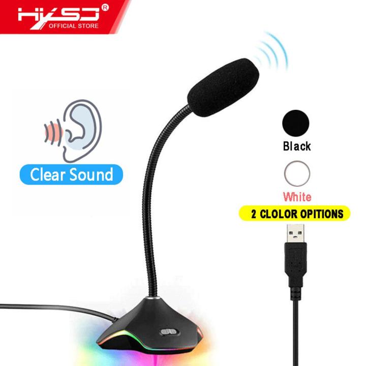 HXSJ Professional USB Gaming Microphone for PC Desktop Notebook ...