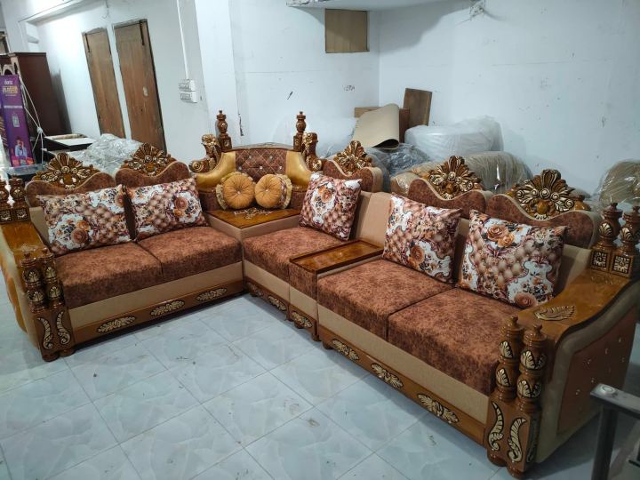 Chittagonge segun wood er conner sofa set S-355 | Daraz.com.bd