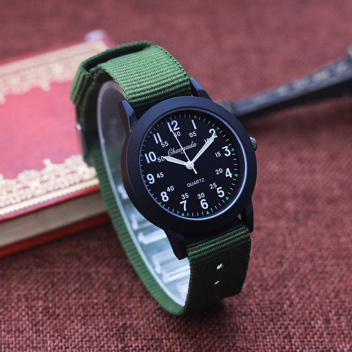 Watch Student Simple and Clear Numbers Little Boys Sports Canvas ...