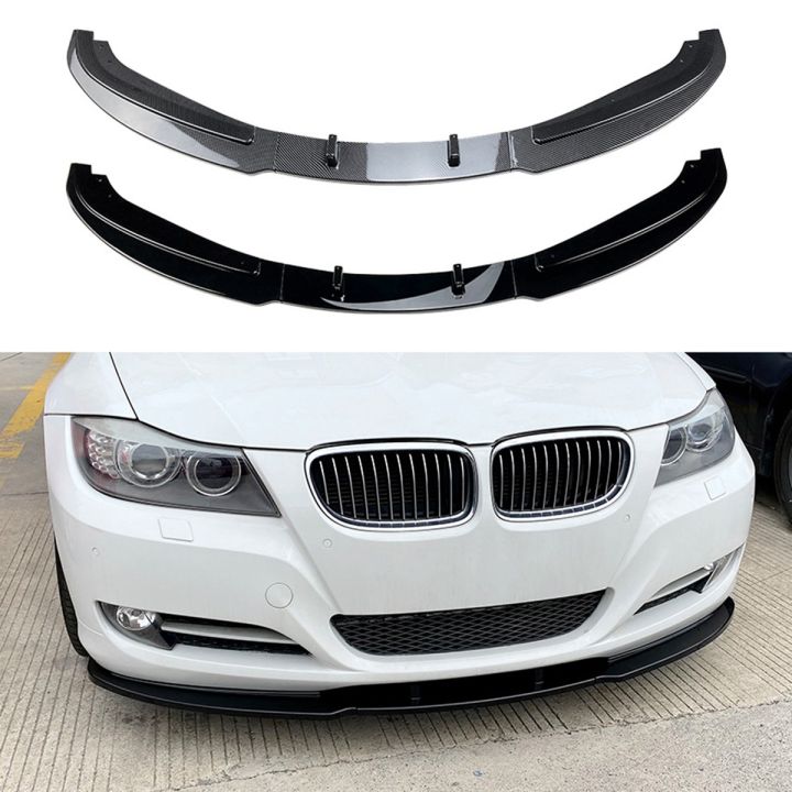 Car Front Bumper Splitter Lip Diffuser Spoiler Cover Guard Carbon ...