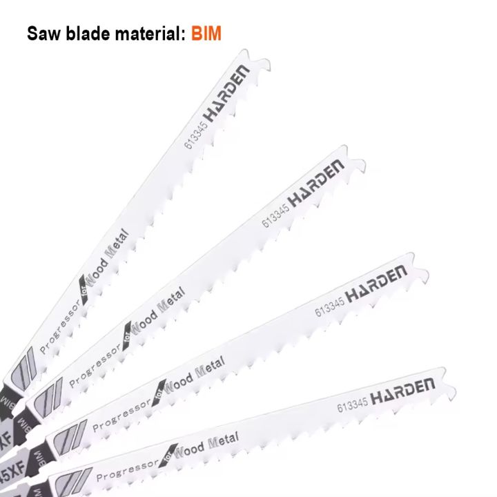 HARDEN 5Pcs T345XF jig saw blades for wood metal and pvc cutting jigsaw ...