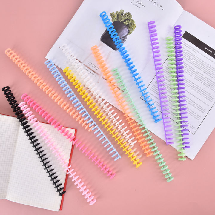 10Pcs 30 Holes Circles Ring Loose-leaf Book Album Binder Spiral Binding ...