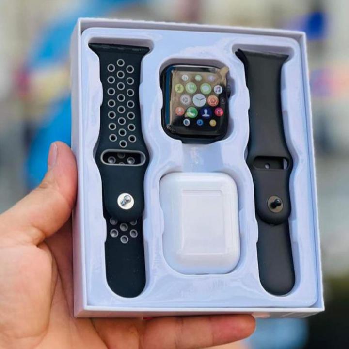 T55 Pro Max Smartwatch With Dual Strap And Airpot Combo - Smart Watch ...