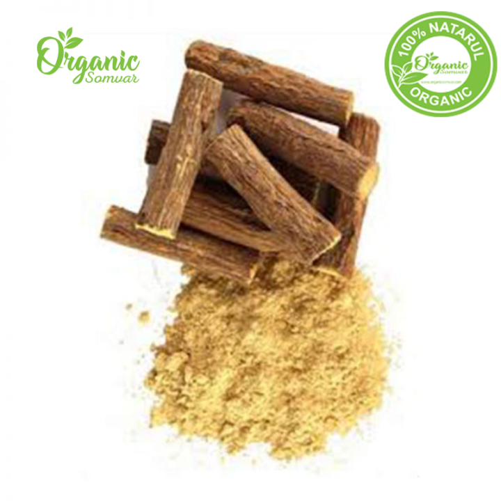 Organic Somvar Josti Modhu Gura (যষ্টিমধু গুঁড়া) Liquorice Powder ...
