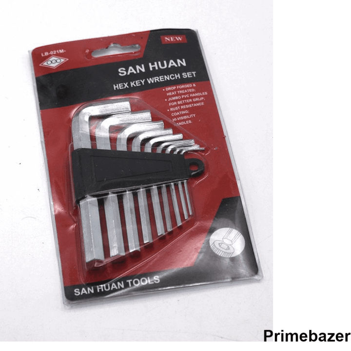 San Huan Hex Key Wrench Set | Daraz.com.bd