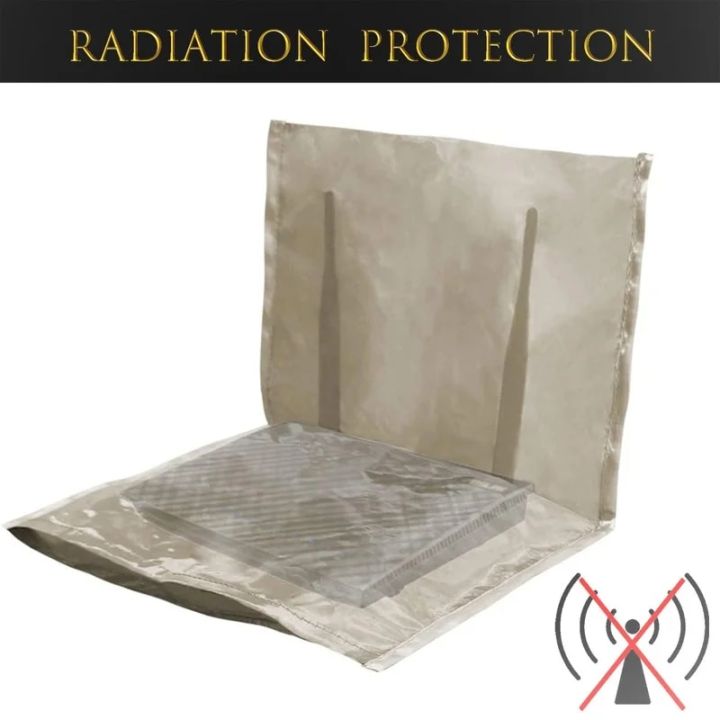 WiFi Router Cover EMF Radiation Protection Bag Shielding RF Blocking 5G ...