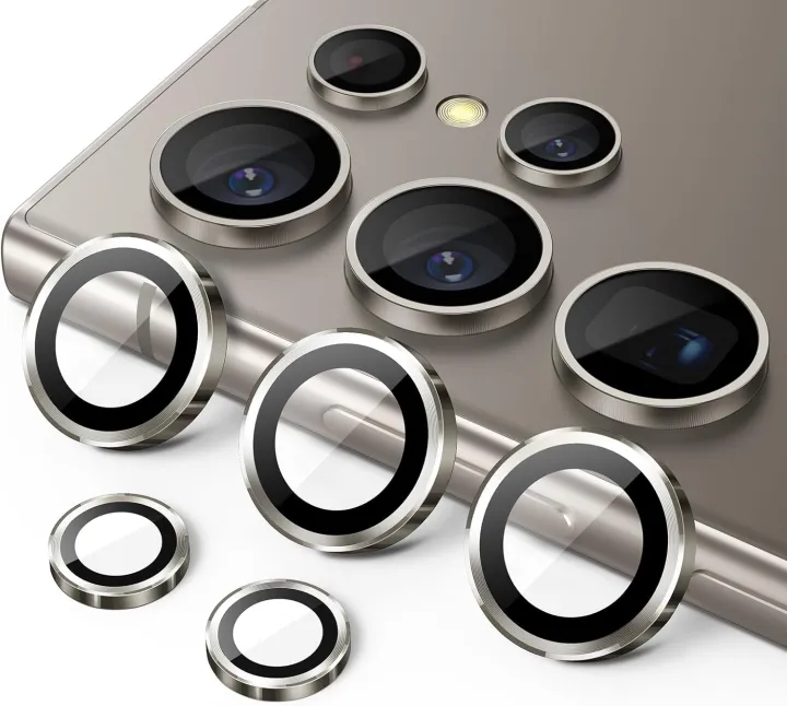 For Samsung S24 Ultra 5G 5PCS Camera Lens Protector Rings Aluminium ...