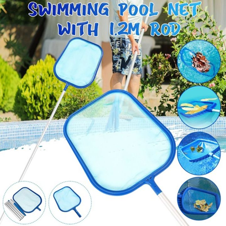 New Spa Filter Reusable Clean Tool Swimming Pool Sweeping Net Aluminum ...