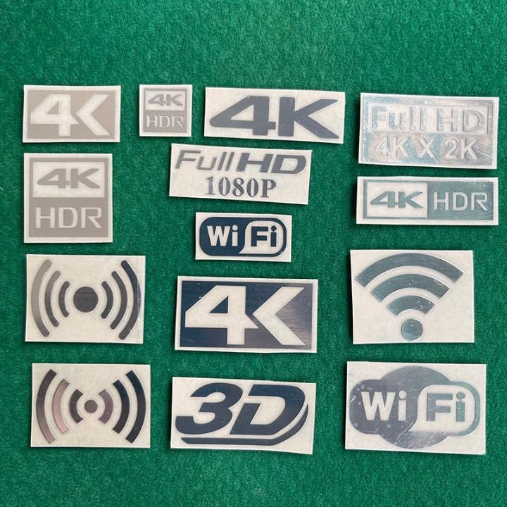 4K HDR FHD HD Certification Label TV Monitor Home Theater WIFI Phone ...