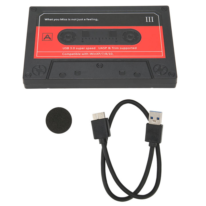 2. 5in HDD External Case 6Gbps Support UASP Tape Appearance 6TB USB3.0 ...