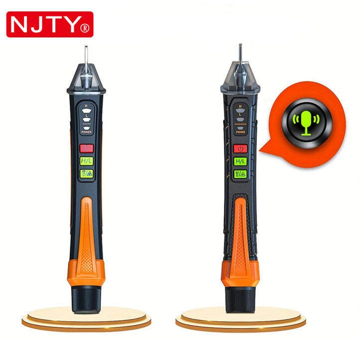 NJTY T02A Voltage Detector Electrical Pen AC Voltage Tester Smart ...
