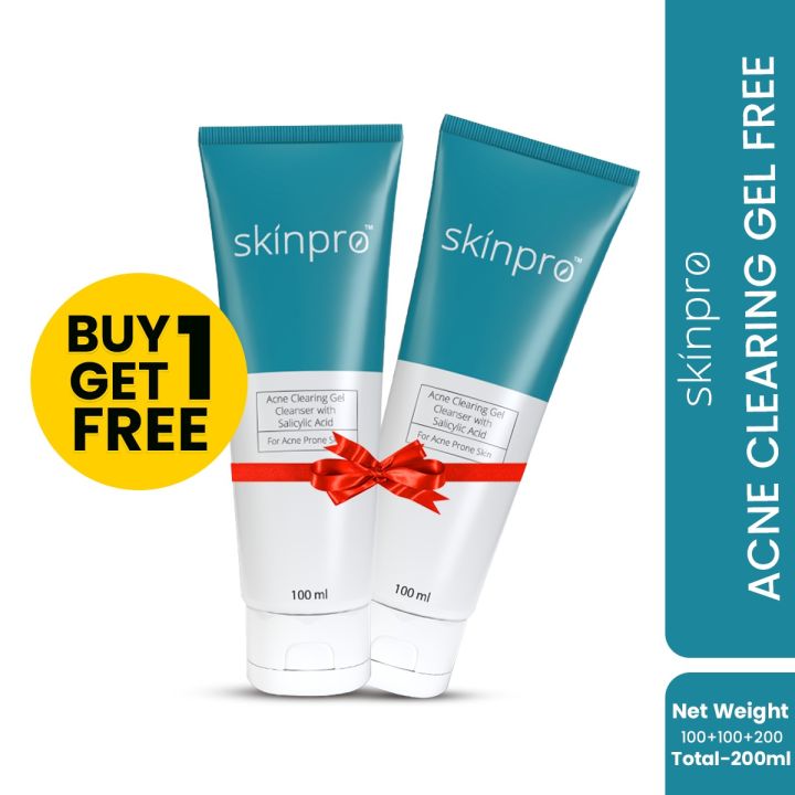 Buy 1 Skinpro Acne Clearing Gel cleanser 100ml and get 1Skinpro Acne ...