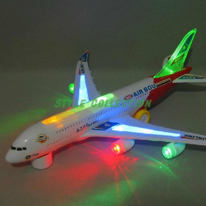 Battery Operated Big Size Airbus A380 Toy Plane For Kids | Daraz.com.bd