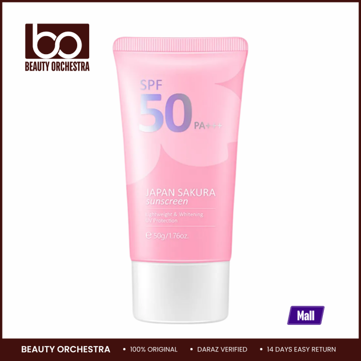 Laikou Japan Sakura Sunscreen SPF50 PA+++ - 50g | Daraz.com.bd