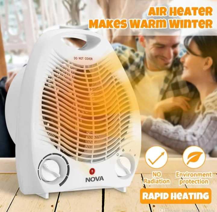 NOVA 2000W Room Heater, 3 Heat Settings & Fan Mode | Daraz.com.bd
