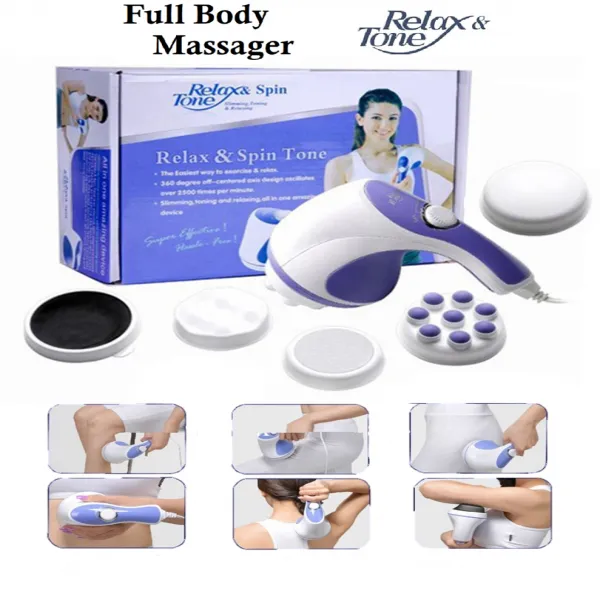 Relax Tone 5-Head Massager - Fat Loss, Pain Relief | Daraz.com.bd