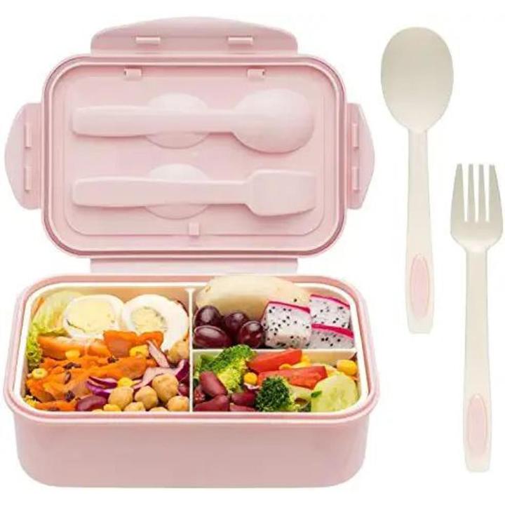Big Lunch Box With 2 Spoon | Daraz.com.bd