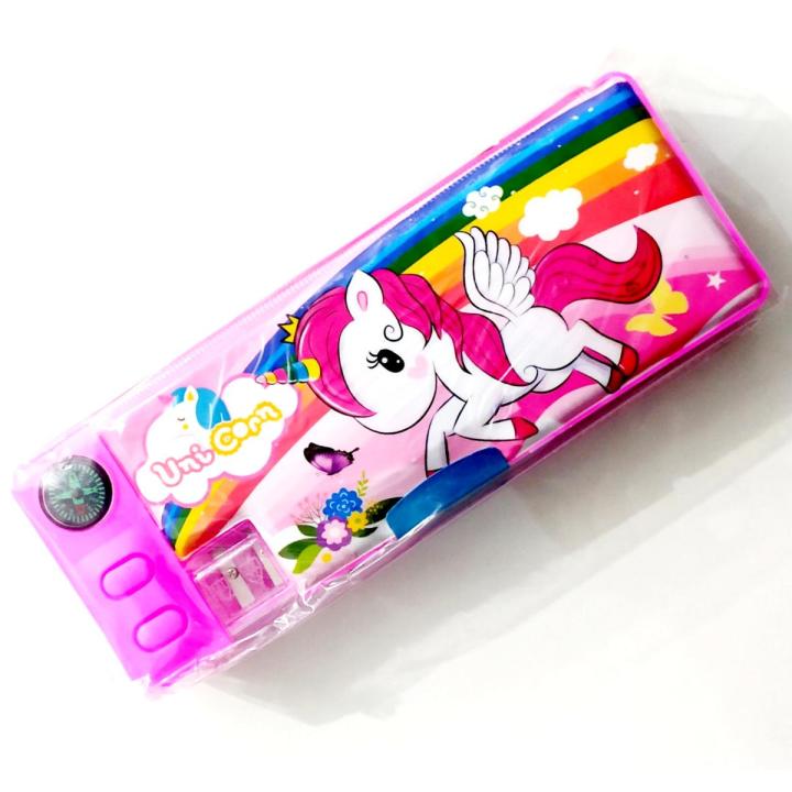 Pencil & Pen Box with double sharpner - Pencil Box | Daraz.com.bd