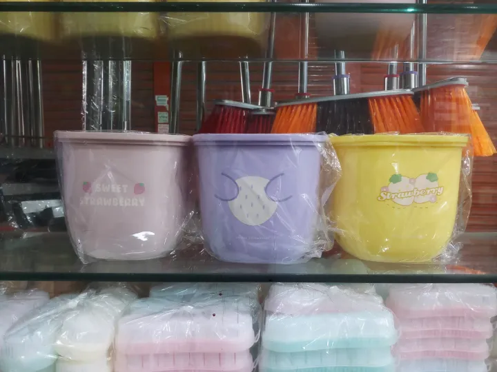 Mini Colorful Plastic Trash Can | Daraz.com.bd