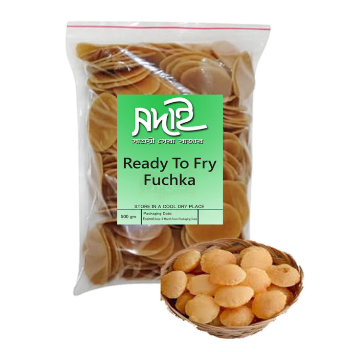 Homemade Golgappa Ready To Fry Fuchka - 500 gm | Daraz.com.bd