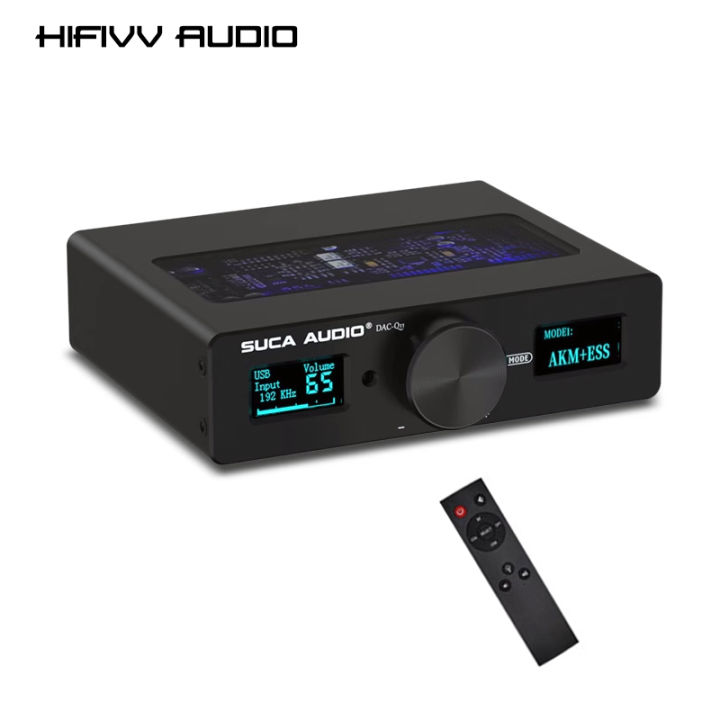 Hifi Digital DSD Audio DAC ES9038Q2M+AK4493 Dual Core Dual Display ...