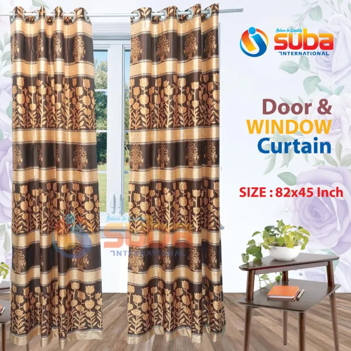 Chinese Synthetic Curtain for Door and Windows, Porda ( parda) -( 4 ...