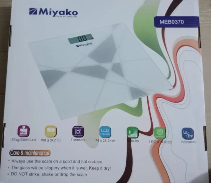 Miyako/ CAMRY Digital Weight Machine/ Weight scale (AS PER GIVEN MODELS ...