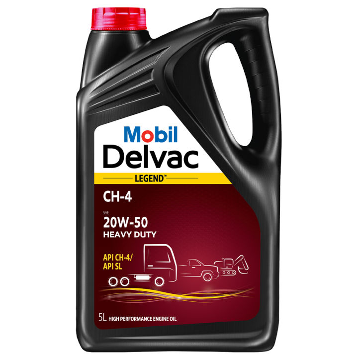 Mobil Delvac Legend CH-4 20W-50 - Heavy Duty Vehicle Engine Oil - 5 Liter | Daraz.com.bd