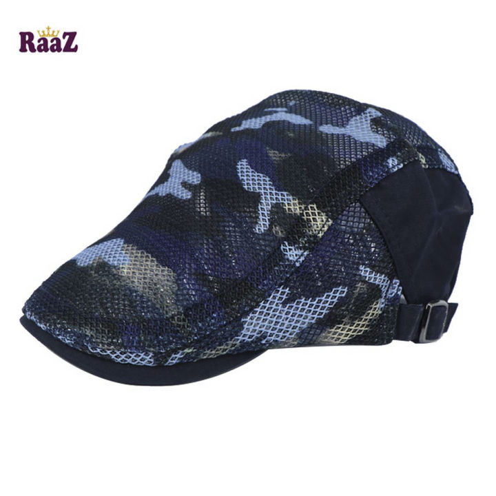 Navy Blue China Net Retro Golf Cap For Men | Daraz.com.bd