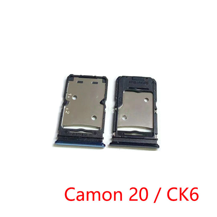 Tecno Camon 20 CK6/20 Pro CK7n Sim Tray Micro SD Card Slot with Sim Ejector Pin Replacement Part ...