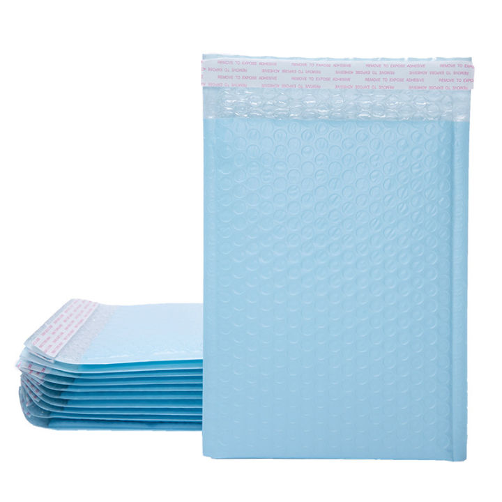 10Pcs 15X11cm Light Blue Bubble Mailers Self-Seal Shipping Padded ...