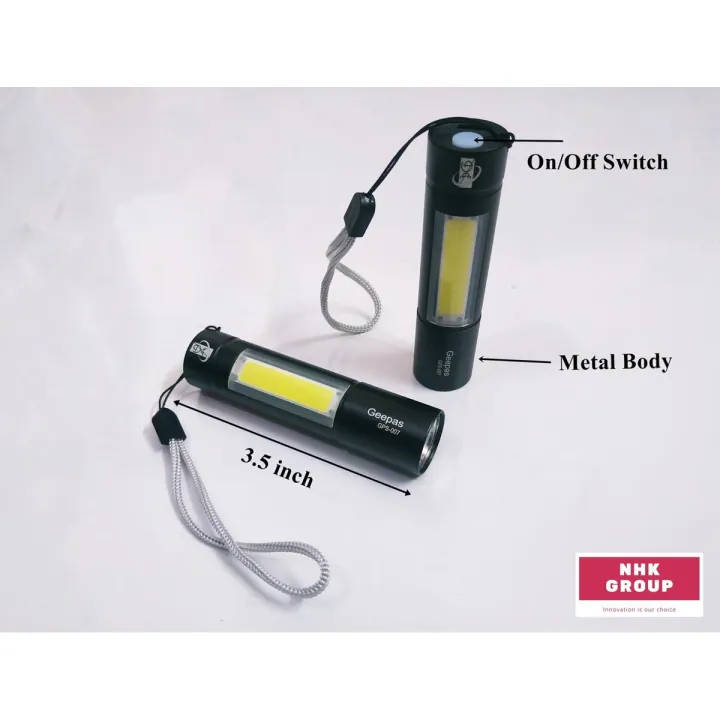 High Power Geepas Rechargeable Led Torch Light - Torch Light | Daraz.com.bd